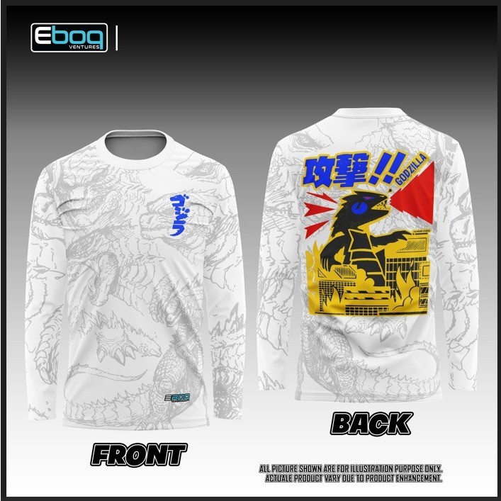 [Ready Stock] Tshirt GODZILLA (W) Sublimation / AG Baju GODZILLA ...