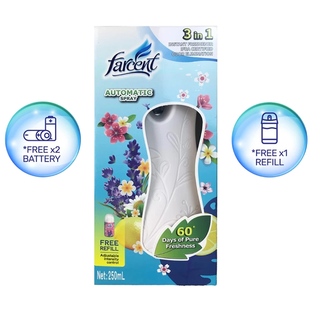 Farcent Automatic Spray Starter w Refill | Penyembur Automatik Set ...