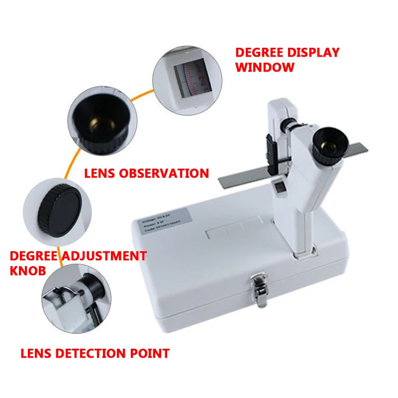 2025 Eyewear Equipment Lens Testing Tools Simple Handheld Focus Meter ...