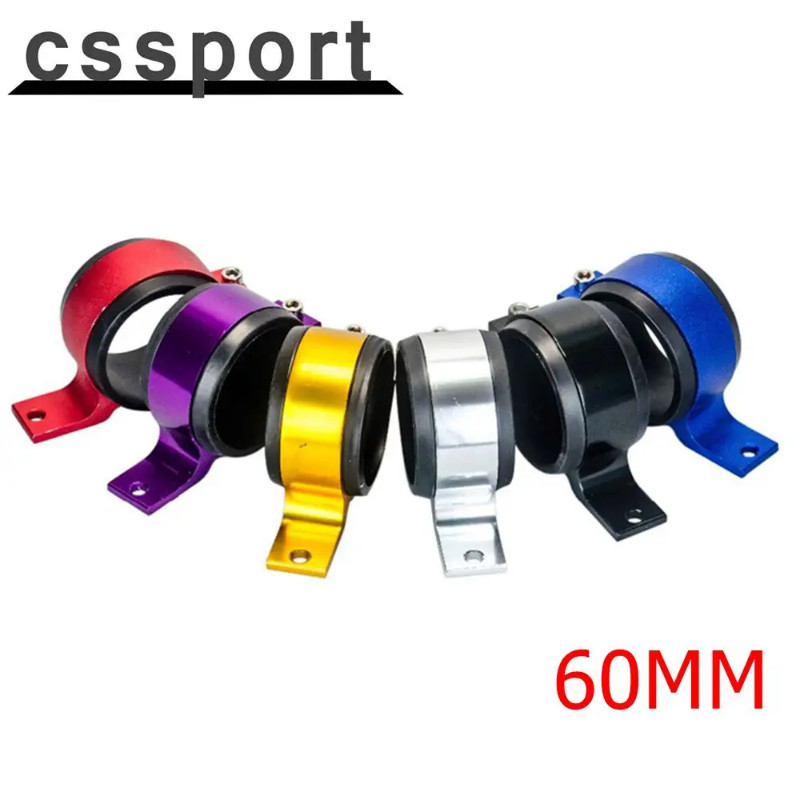 60MM Single Aluminum External Fuel Pump Bracket Clamp Cradle Holder ...