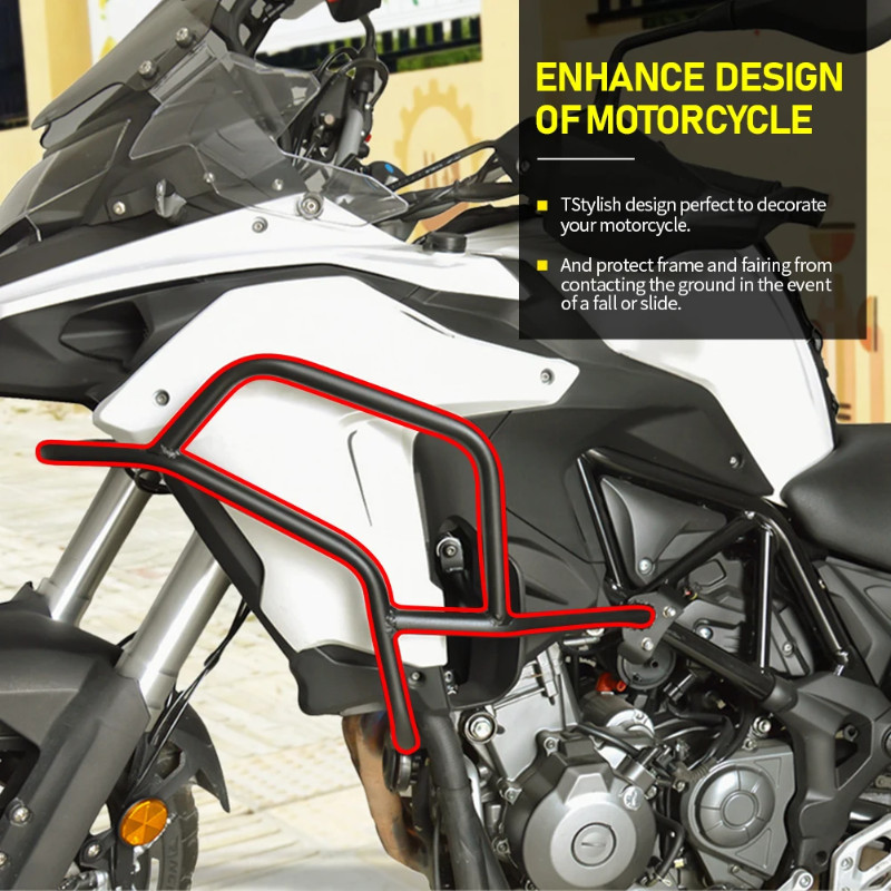 TRK502 TRK502X Engine Guard Highway Crash Bar For Benelli TRK 502 502X ...