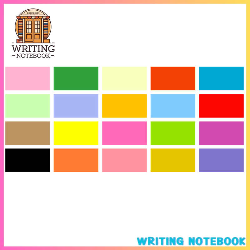 A4 colored paper assorted construction paper student school supplies ...