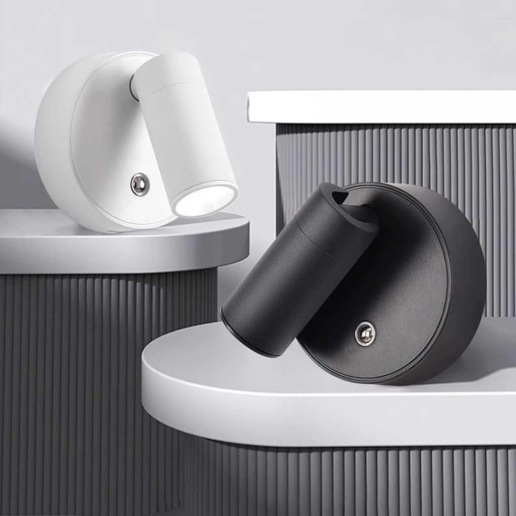 Magnetic LED Adjustable Angle Portable Wall Lamp USB Rechargeable No ...