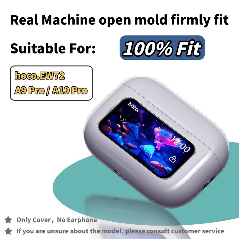 Sillicon Earbuds Case For hoco EW72 A9 Pro TPU Protective Cover Anti ...