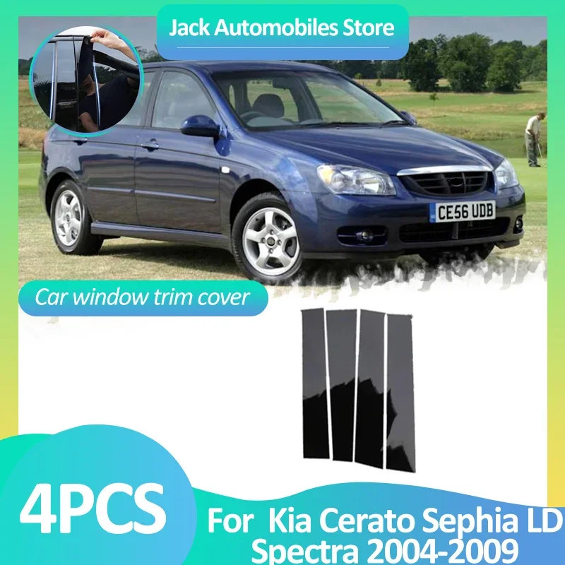 Car Window Cover For Kia Cerato Sephia Spectra 2004~2009 Pillar Decal ...