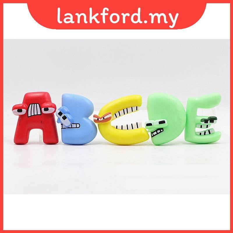 26 Colorful Piece Alphabet Legend Game Character Figurines For Kids ...