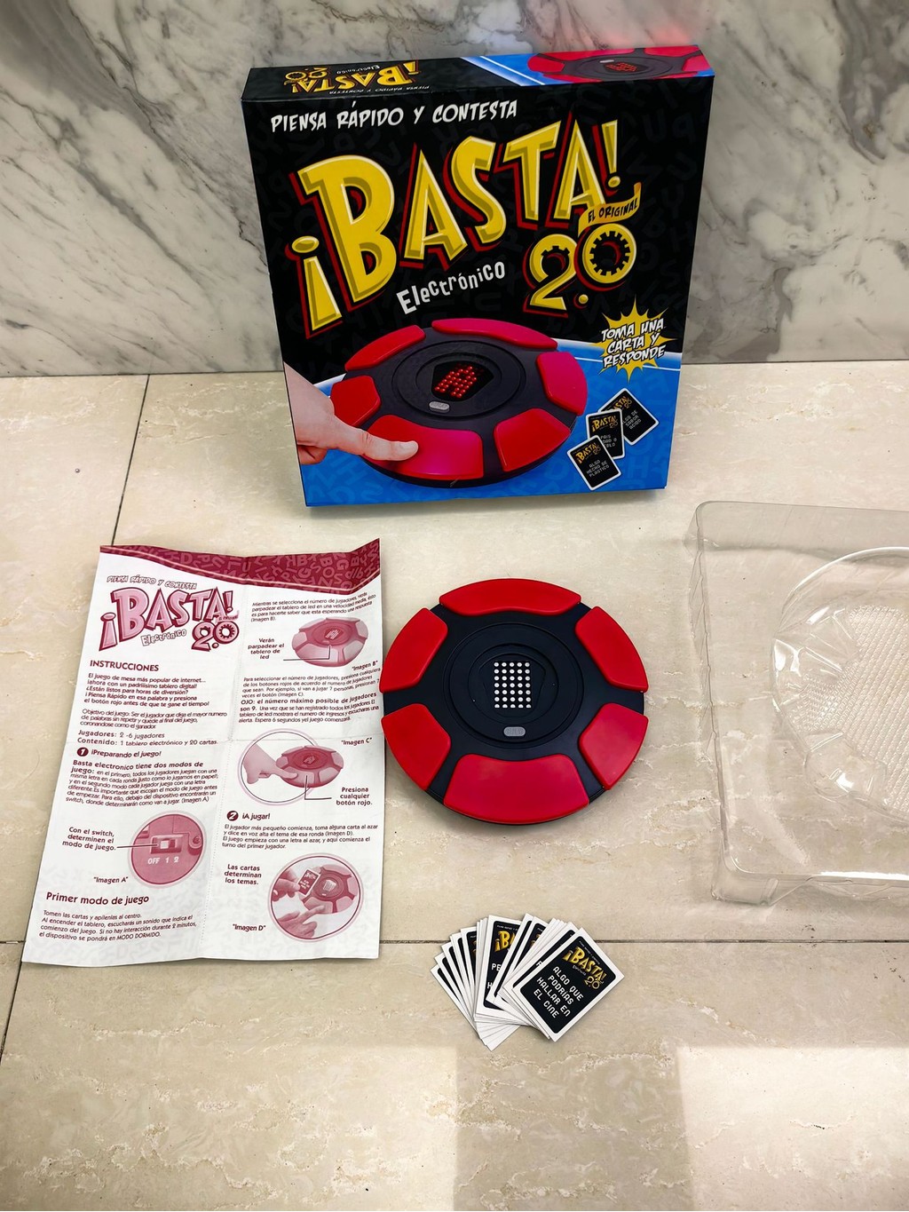 New Upgraded Basta 2.0 Spanish Tapple Word Game - English Tapple Games ...