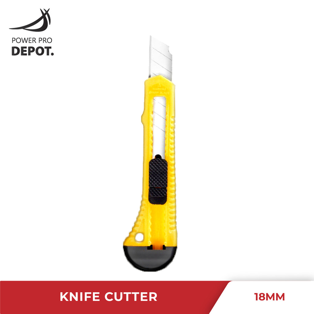 Knife Cutter 18mm Cutter Blade Refill Heavy Duty Durable Plastic Handle ...