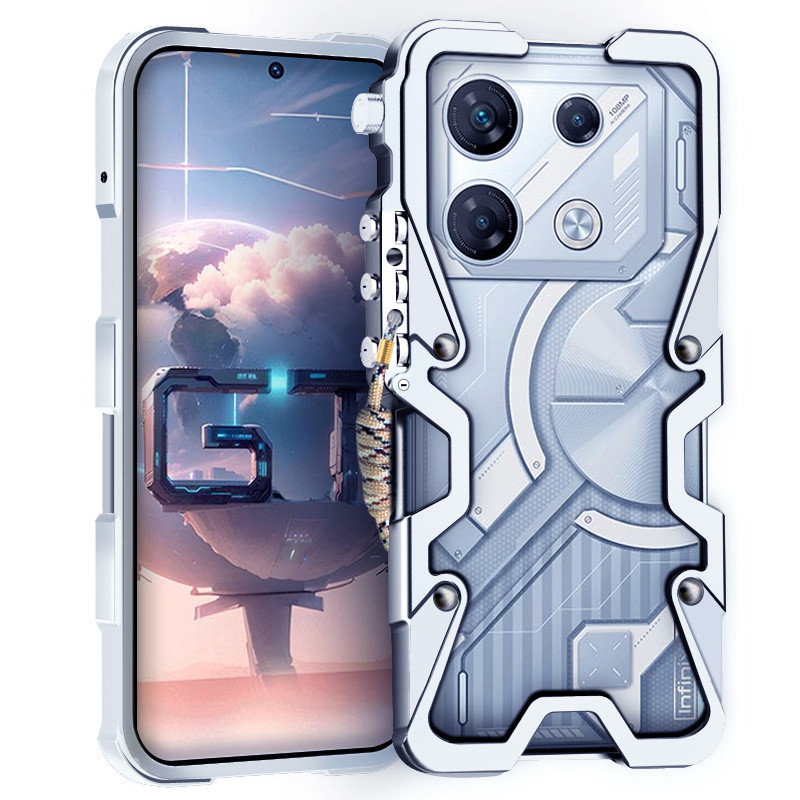 For GT 10 20 Pro Case Luxury Armor Metal Aluminum Phone Cases Bumper ...