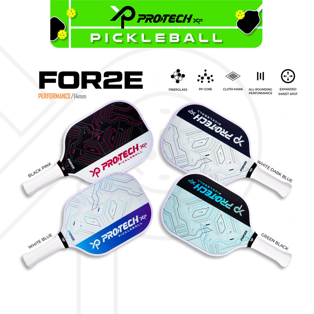 Protech XP Pickleball Paddle-"FORZE" Series (1 Paddle with Cover ...
