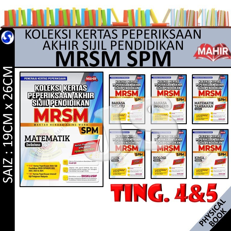 KOLEKSI KERTAS PEPERIKSAAN AKHIR SIJIL PENDIDIKAN MRSM SPM 2025 ...