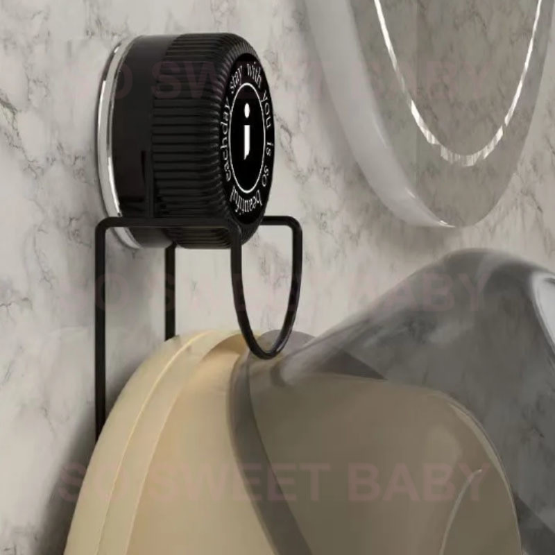 Wash Basin Hook Rotating Strong Suction Cup Hook Holder Bathroom ...