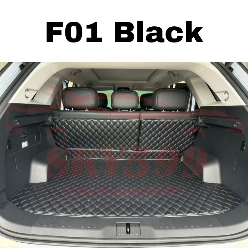 Jaecoo J7 Pu Leather Rear Boot & Carpet Car Floor Mats Trunk Mat Pad ...