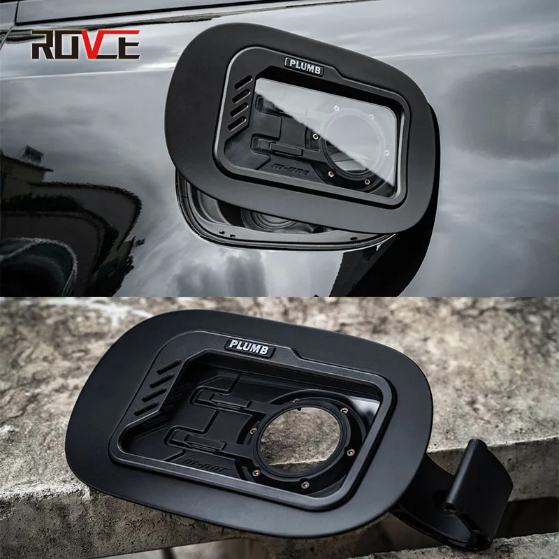 ROVCE Transparent Fuel Tank Protection Cap For Land Rover Defender 110 ...