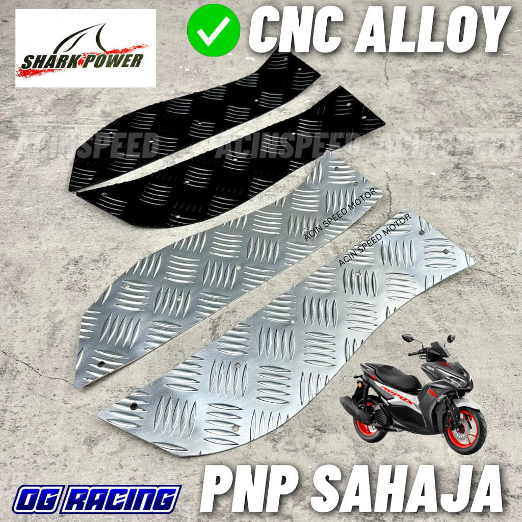 NVX155 CARPET BESI FOOTREST PEDAL ALLOY NVX155 V1 V2 Footboard Pelapik ...