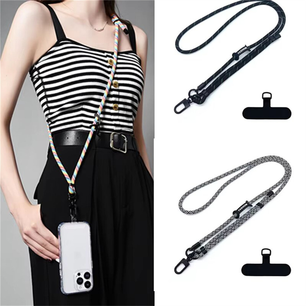 Universal 150CM Long Neck Hanging Straps Hand-woven Mobile Phone ...