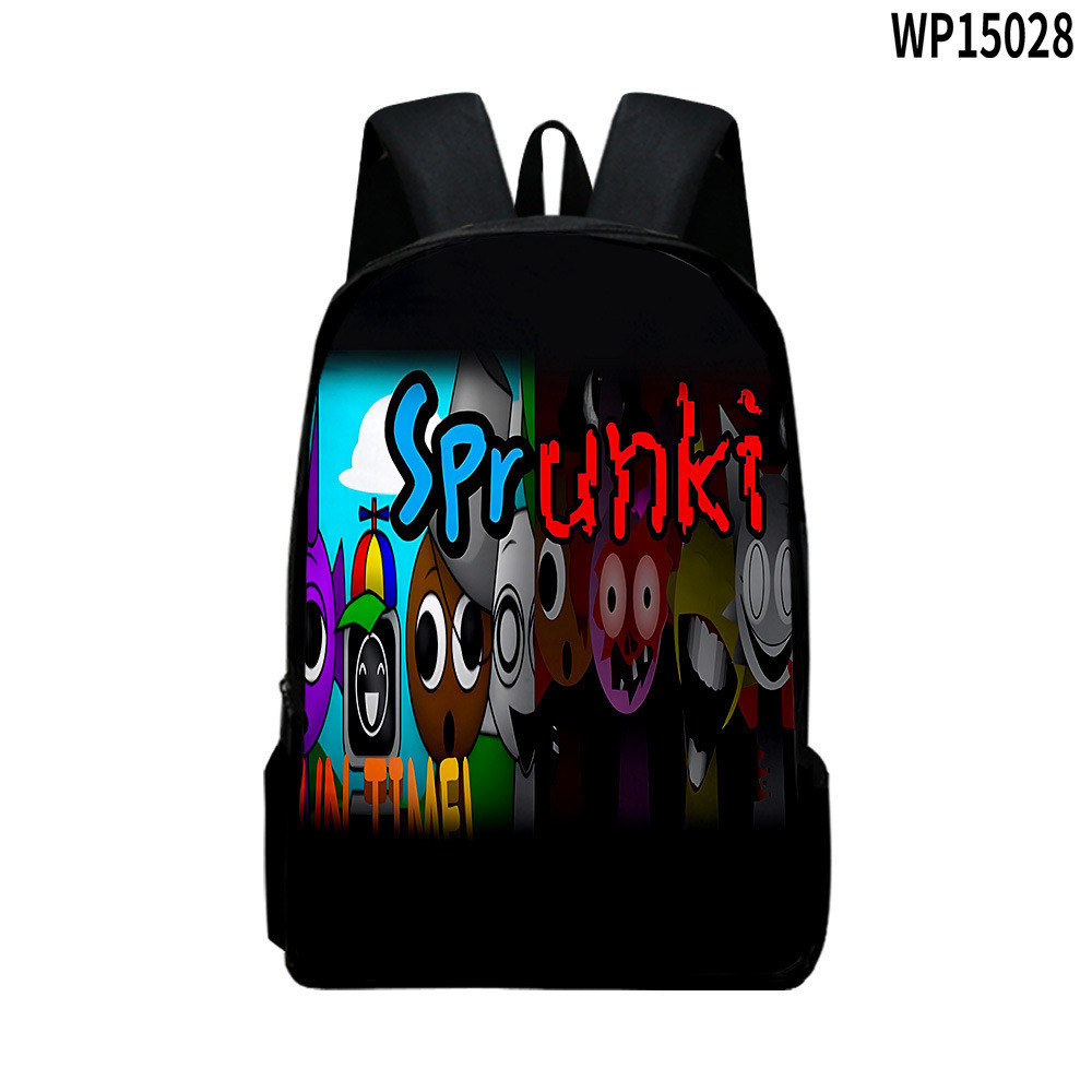 NEW Sprunki Backpack 16inch Sprunki Incredibox Wenda Grey Oren Raddy ...