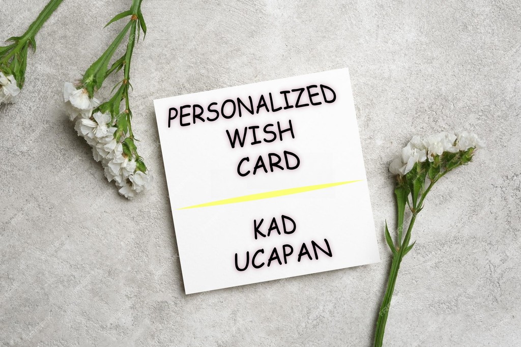 Add-On Wish Card Wish Note Service For Your Order - Wish Card Tulisan ...
