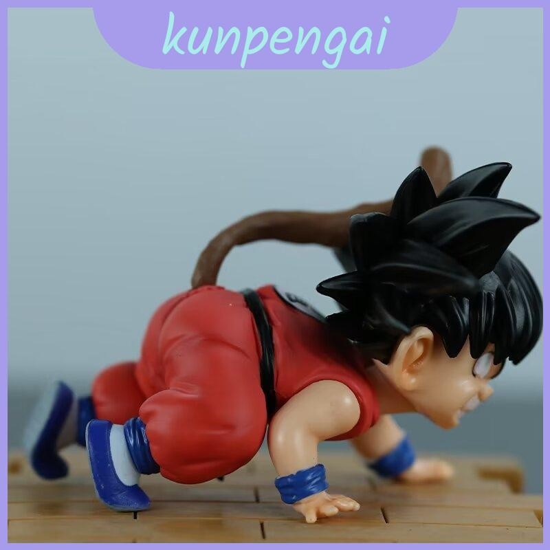 Cute Ball Dragon Z Crawling Goku Miniature Pvc Statue Ideal Display For ...