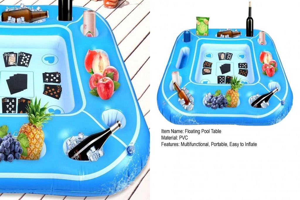 [COD] Backyard Pool Party Games Floating Pool Table Fun Inflatable Pool ...