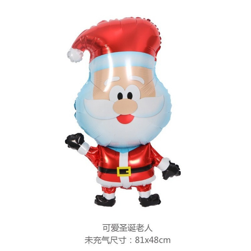 Santa Claus Foil Balloons - Extra Large 60 Inch Santa Claus Balloons ...