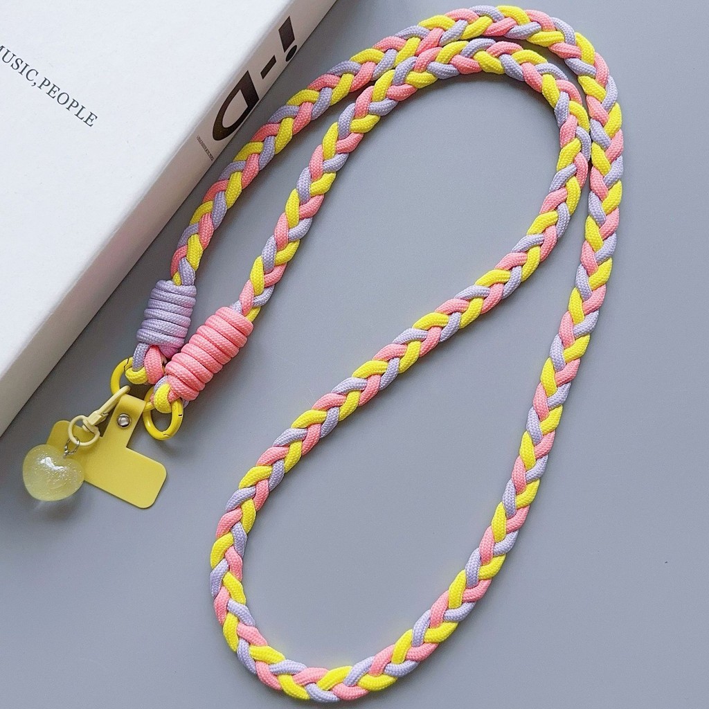 Colorful Braided Rope Fashion Diagonal Strap Rope Anti-Lost Strong ...