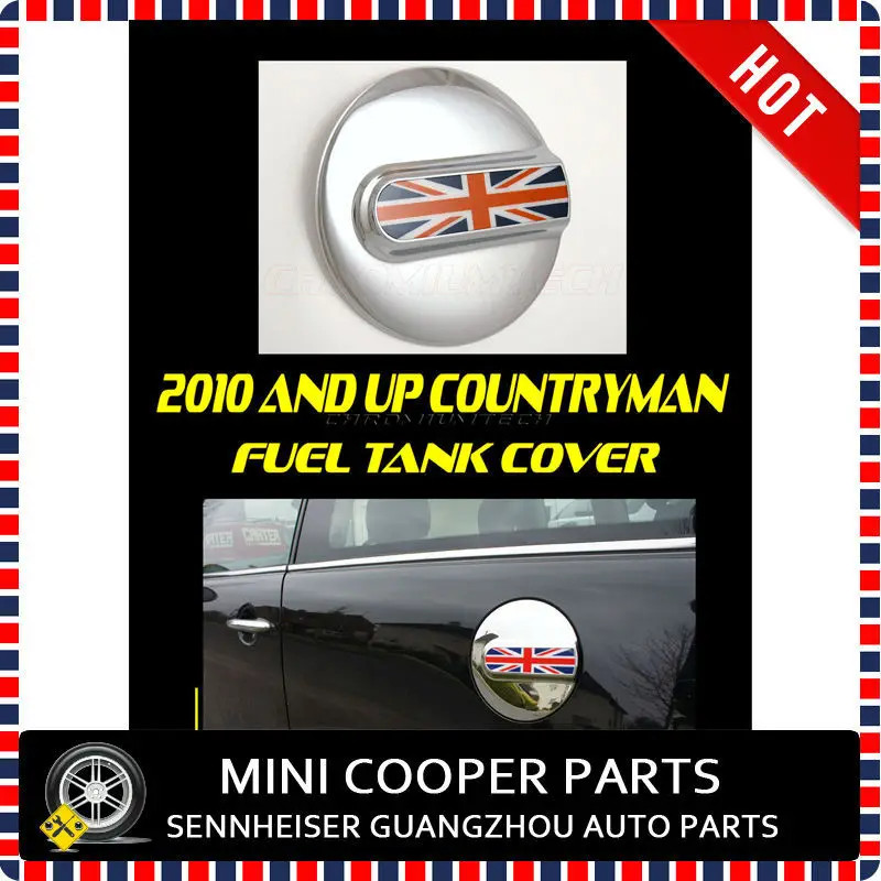 Brand New Chrome UV Protected Union Jack Style Fuel Tank Cover For mini ...