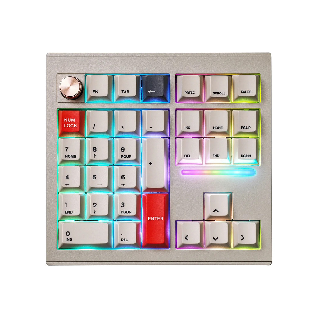 CIDOO V33 Numpad Aluminum Gamer Keyboard 3mode Mechanical Keyboard VIA ...