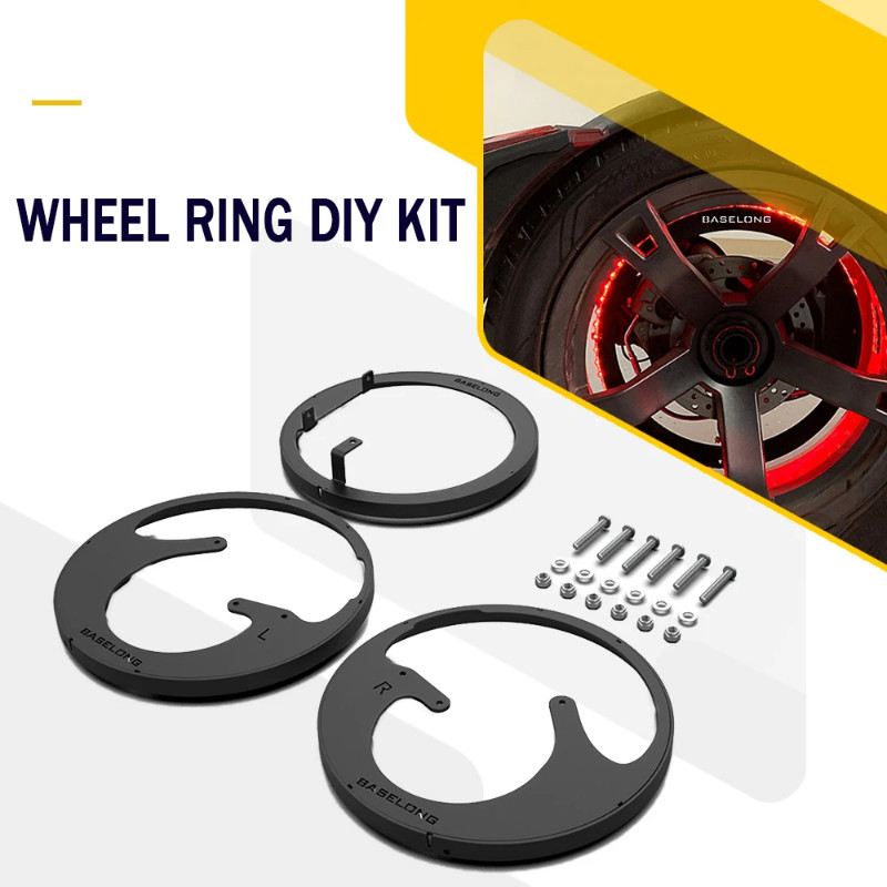 For Can-Am Ryker Motorcycle Wheel Ring DIY Kit For Can-Am Ryker STD 600 ...