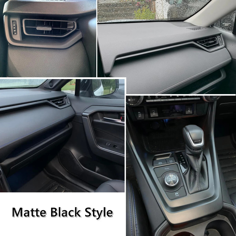 HIGH FLYING Car Accessories Fit for Toyota RAV4 2019-2023 Matte Black ...