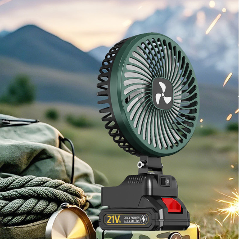 Malay Plug!! Kipas Camping Mini Bateri Tahan Lama 8'' Portable Outdoor ...