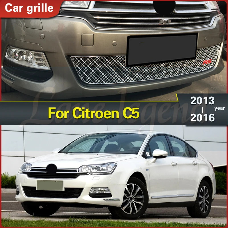 For Citroen C5 2013-2016 Body Kit Front Bumper Cover Modified Grille ...