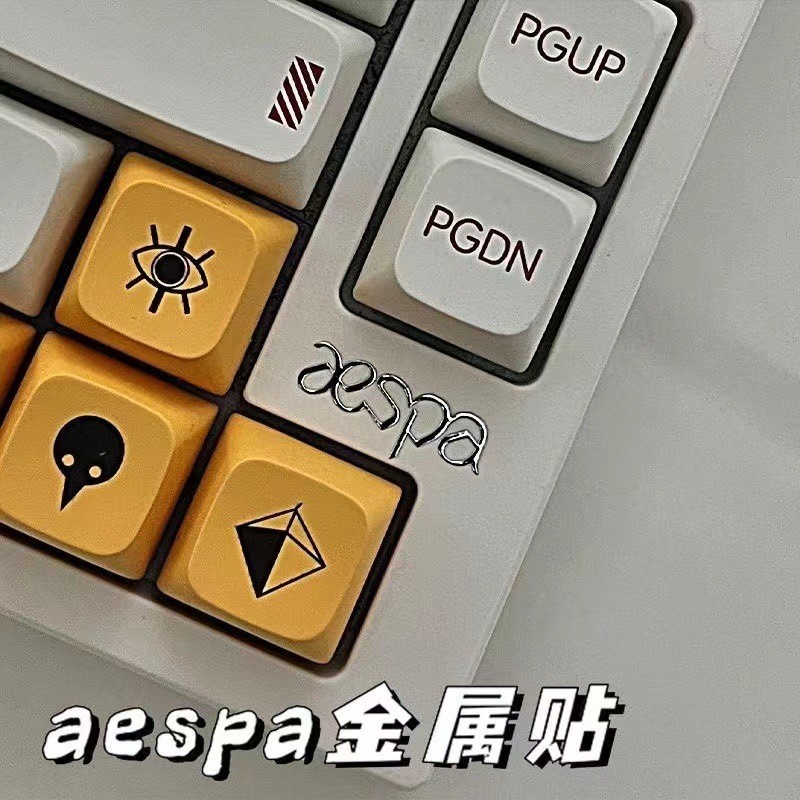 Kpop Idol æspa Savage Stickers Armageddon 3D Metal Sticker Decorative ...