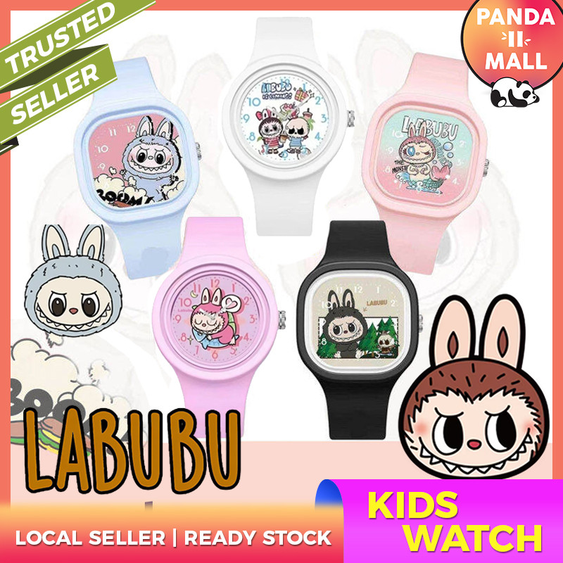 [🐼LABUBU THE MONSTER🐼] LABUBU Kids Watch Cartoon Digital Trendy Kids ...