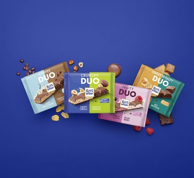 Ritter Sport Duo Flavor Chocolate Bar 218g Full Family | Shopee Malaysia