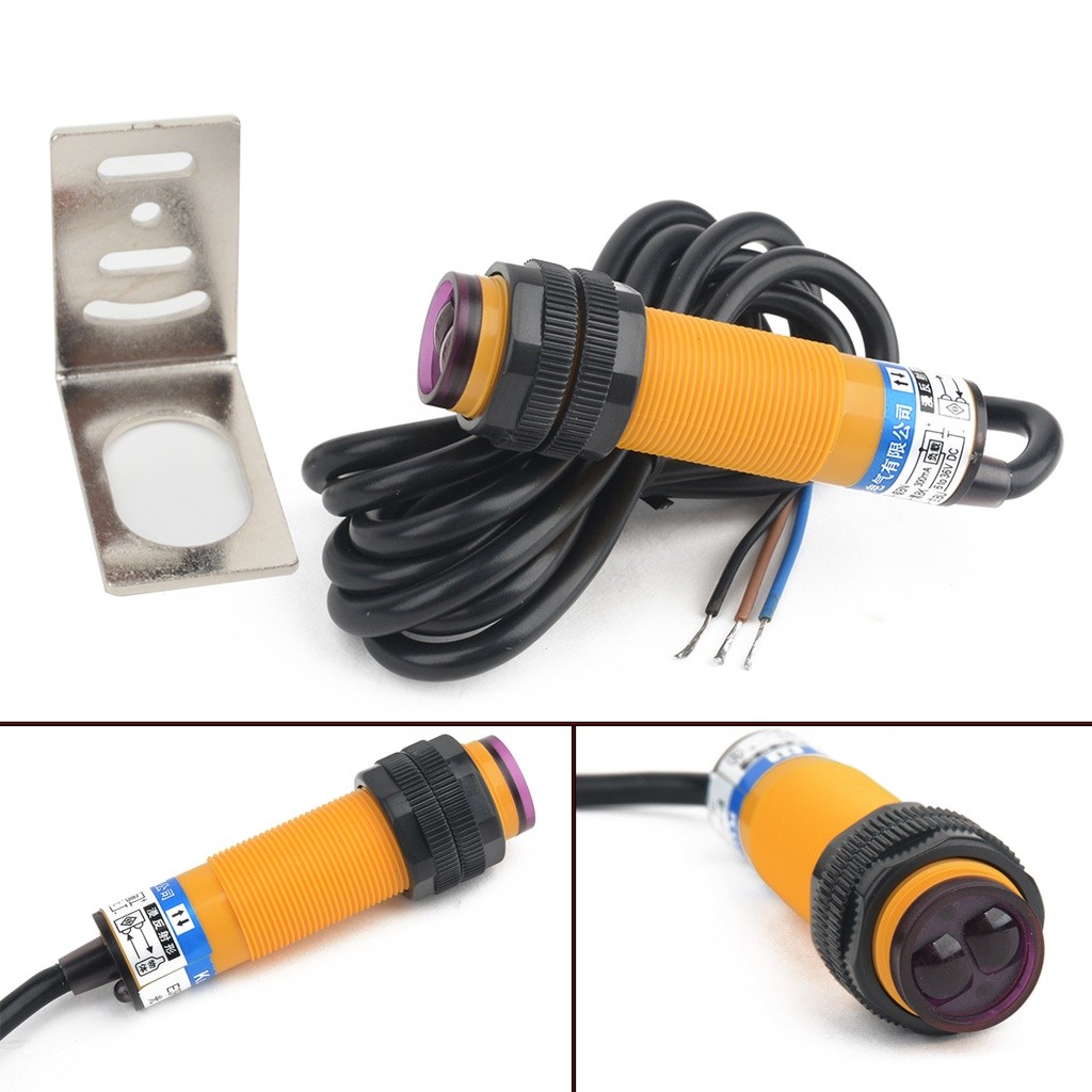 in stock Adjustable Infrared Proximity Switch Photoelectric Sensor NPN NO with Bracket ...