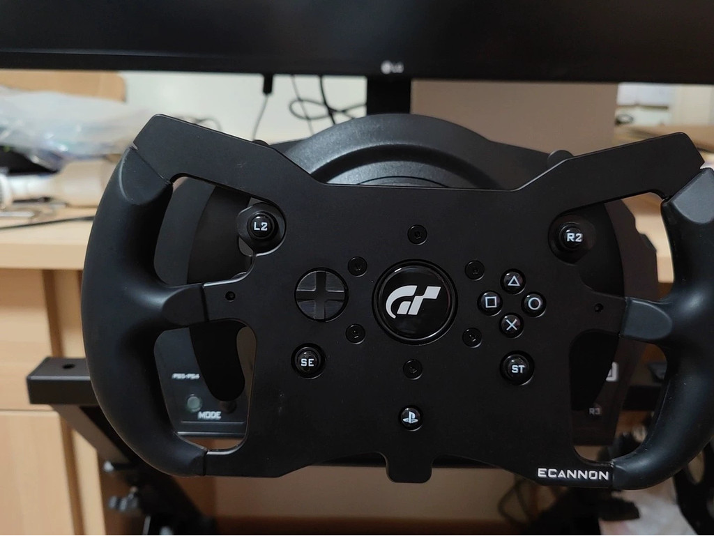 Thrustmaster t300 T300rs/GT/Modified to F1/GT Steering Wheel Rubberized ...