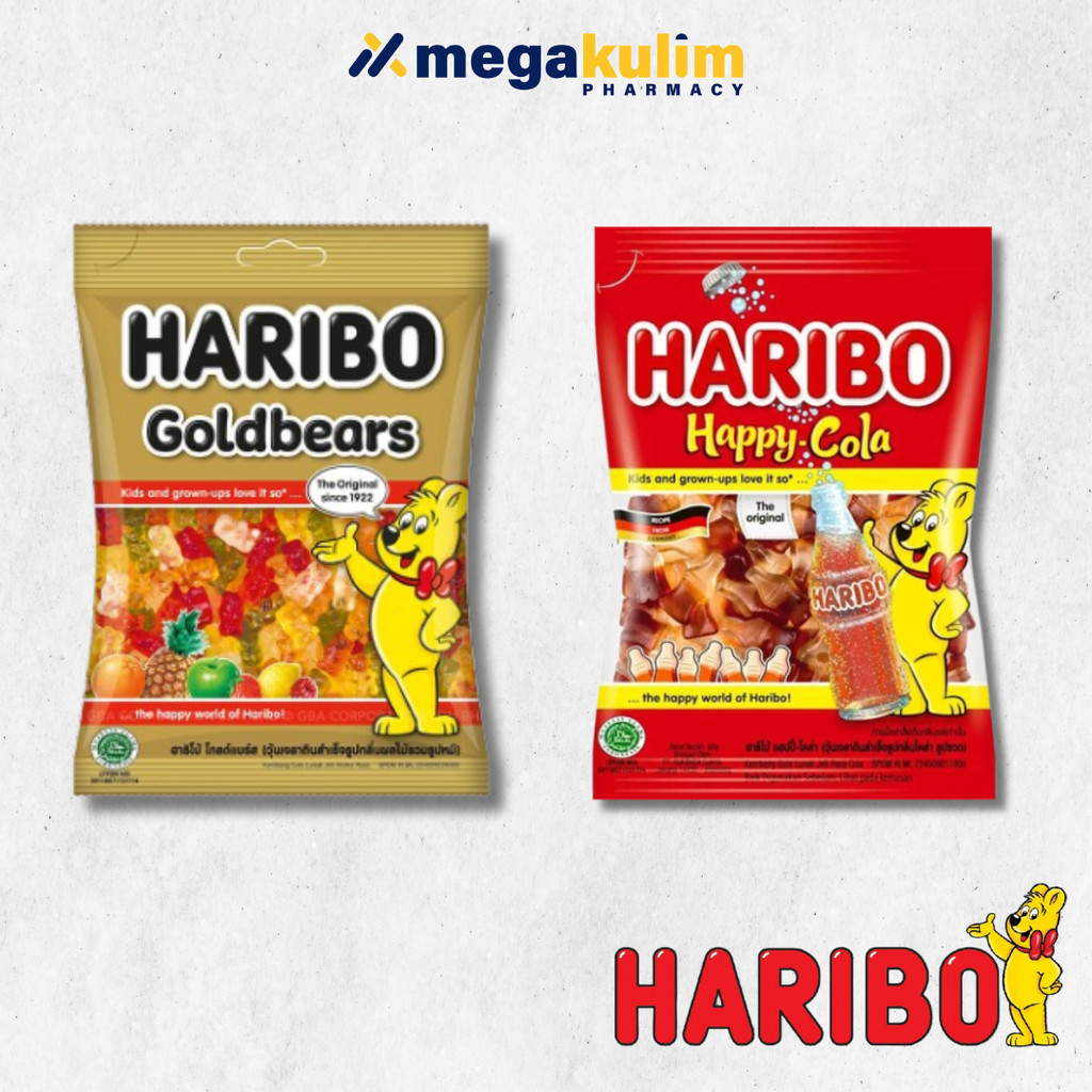 Haribo Gummy 80g/Pack (Goldbears / Happy Cola) | Shopee Malaysia
