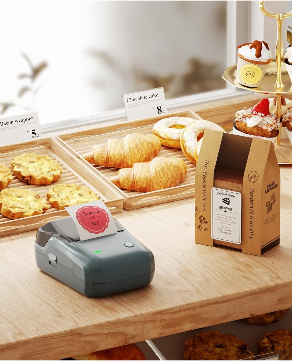 NIIMBOT B1 Price Label Sticker Printer, Price and Date Maker for Store Goods. | Shopee Malaysia