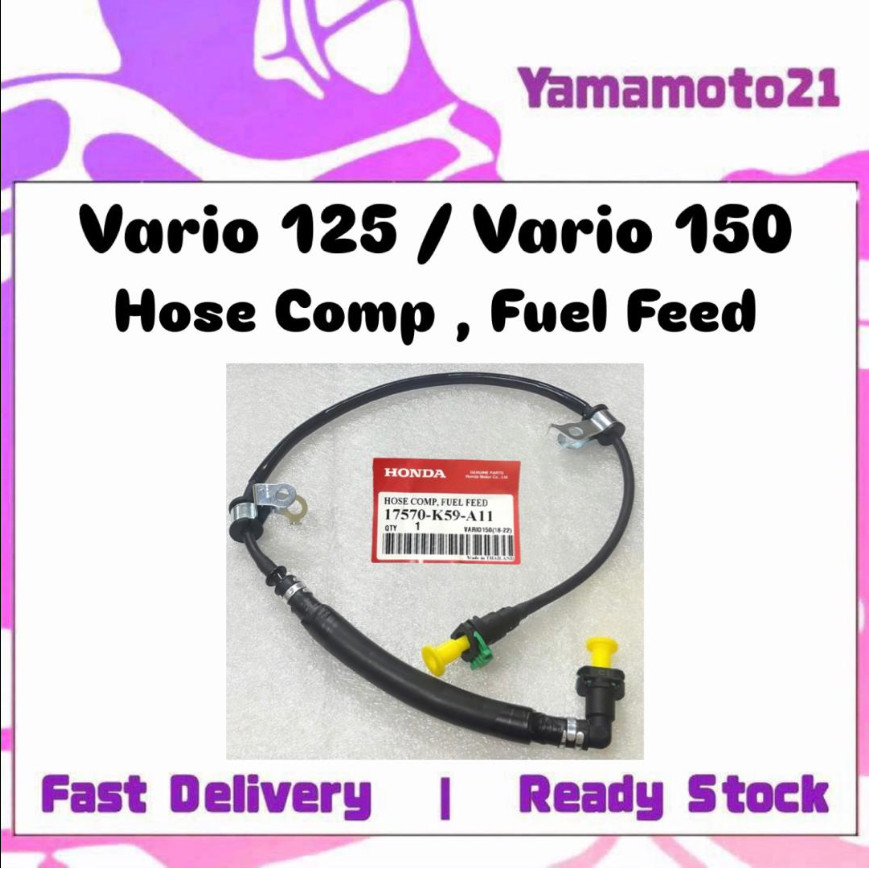 Vario125 Vario 125 / Vario150 Vario 150 Fuel Pipe 17570-K59-A11 Petrol ...