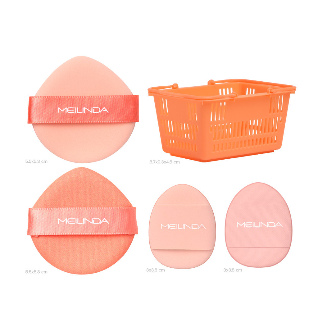 Meilinda Mellow Puff Mart Comes With Mini Basket (MC5103) | Shopee Malaysia