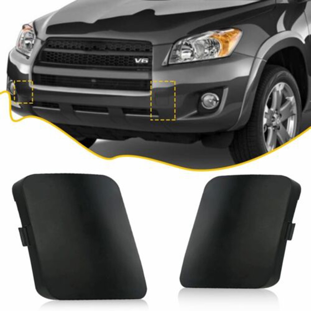 {Dalam Stok}2 x Front Bumper Tow Hook Cover Cap For Toyota for RAV4 ...
