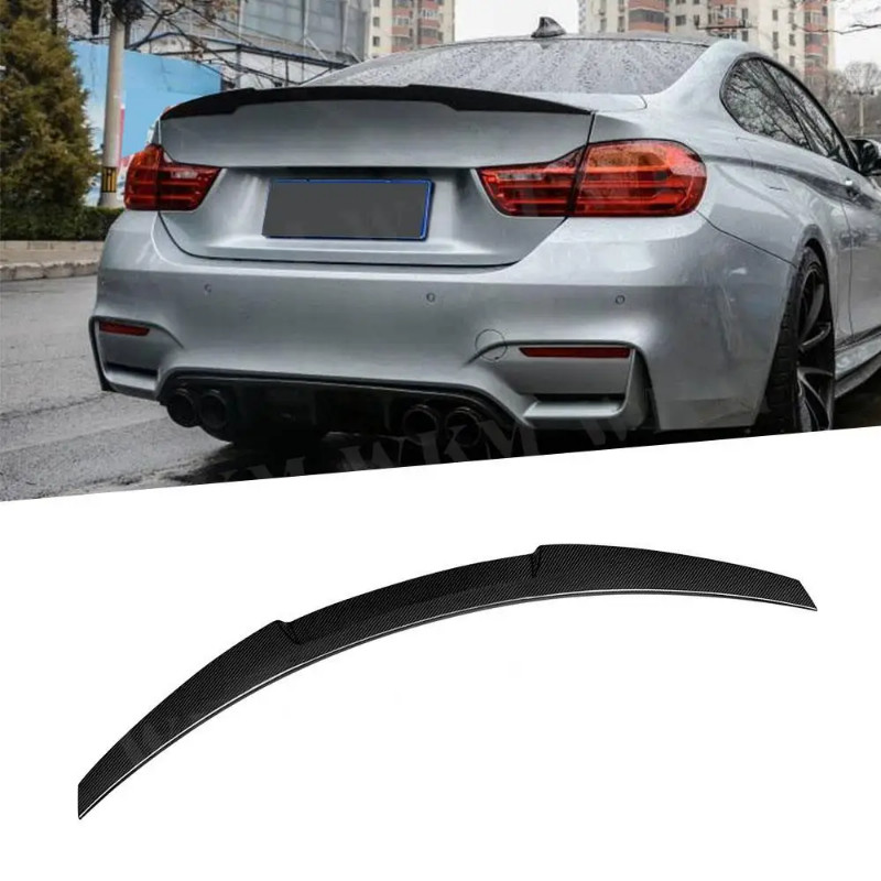 Dry Carbon Fiber Car Rear Spoiler Trunk Wings For BMW 5 Series G30 F90 ...
