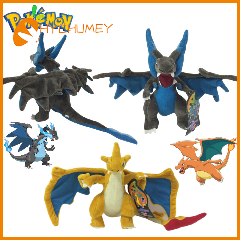 Mega 25cm Height Million Evolution X Charizard Plush Toy Cute And Soft ...