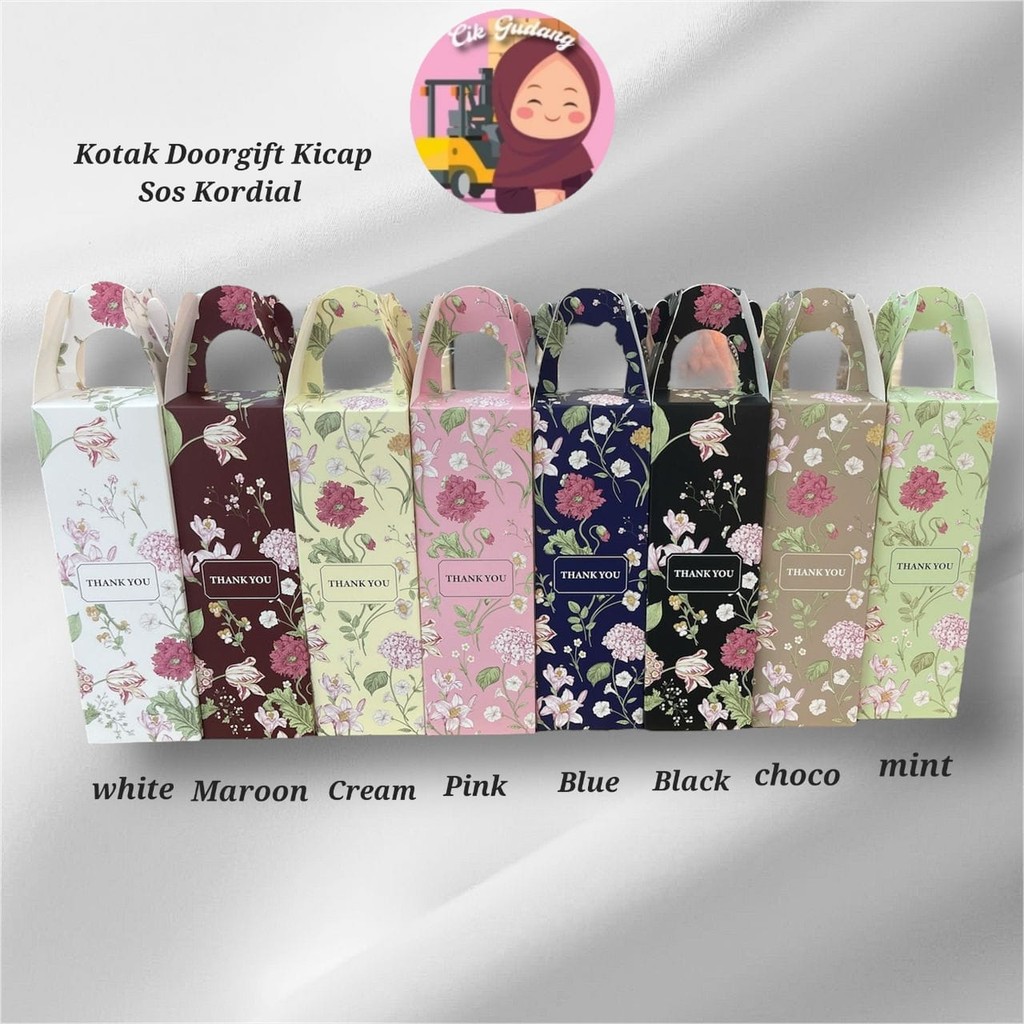 10pc/Pkt Kotak Doorgift | Kotak Goodies Cenderahati Cookies Kicap ...