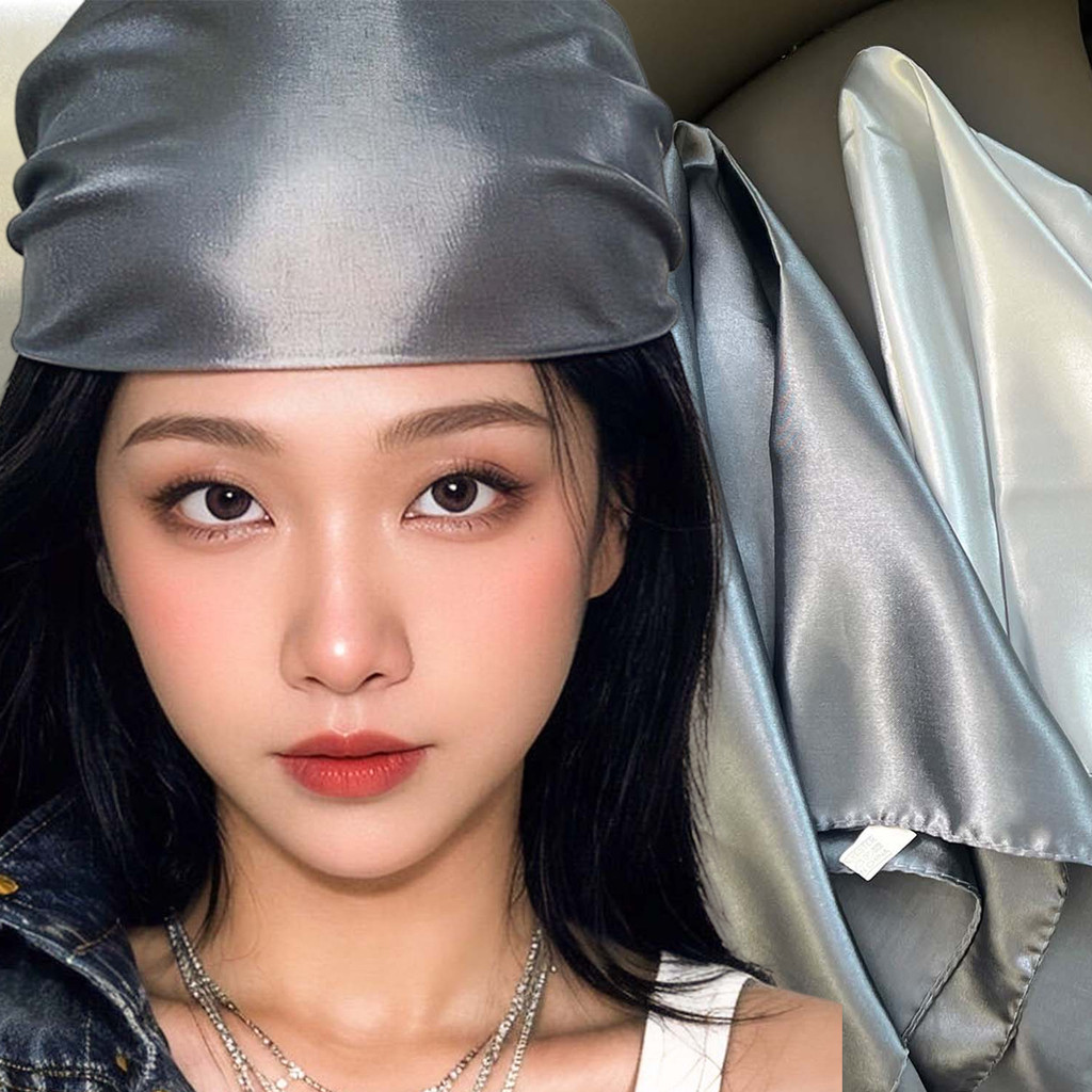 Ins Retro Triangle Scarf Turban - Y2K Hip-Hop Style Head Scarf Fashion ...