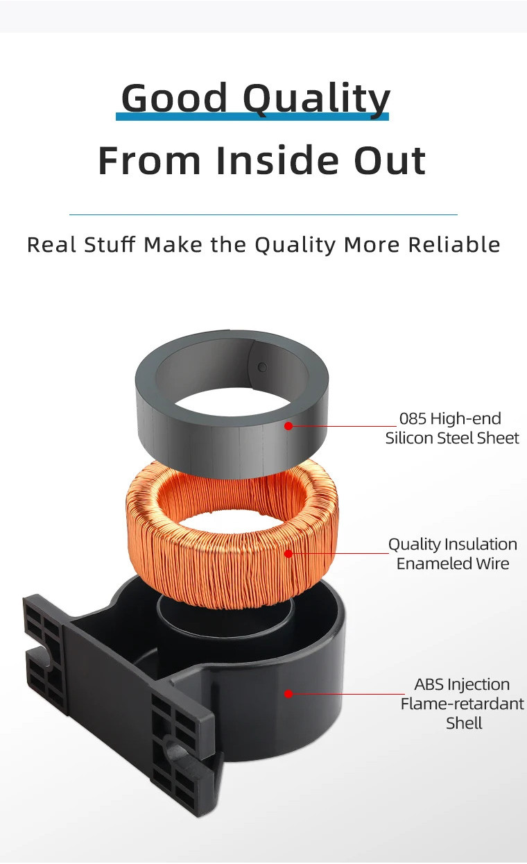 Precision 0.1 Class Current Transformer AC Nanocrystalline Core CT ...