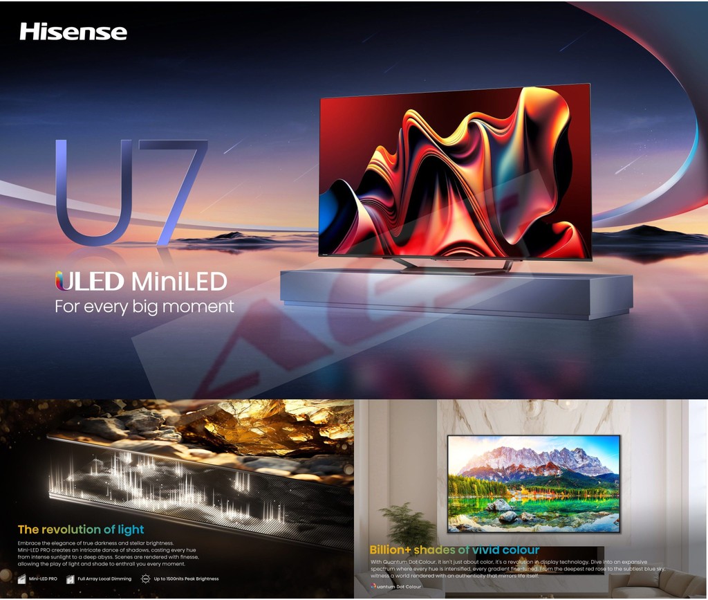 CAN SETUP HISENSE 55U7N 55" 144Hz QUANTUM DOT COLOR HI-VIEW ENGINE PRO ...