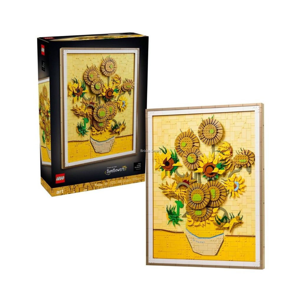 LEGO 31215 Art Van Gogh Sunflowers Building Set (2615 Pieces) | Shopee ...