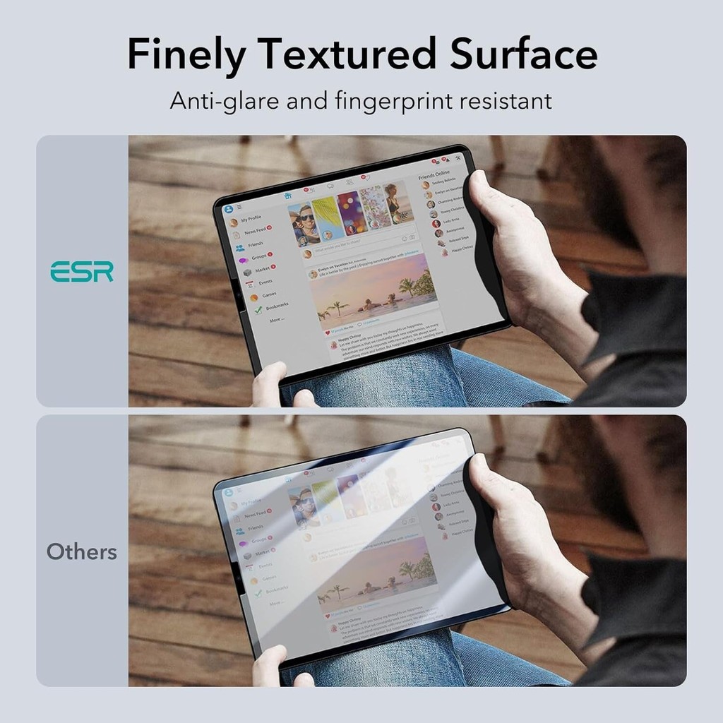 360 Degree Detachable Magnetic Privacy Screen Protector for Surface Pro ...